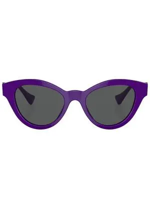Versace Medusa Head Round-frame Sunglasses - Purple