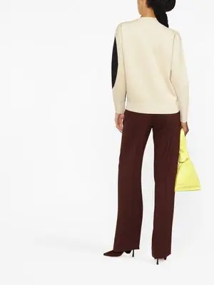 Tory Burch Two-tone Jumper - Black