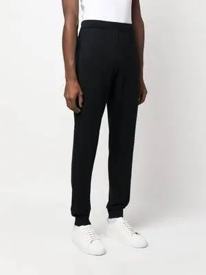 Corneliani Jersey-knit Track Pants - Blue
