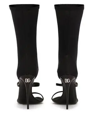 Dolce & Gabbana 105mm Sock-style Leather Sandals