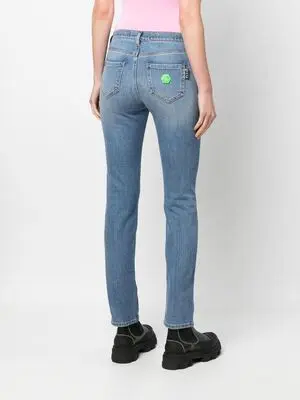 Philipp Plein Mid-rise Slim-cut Jeans