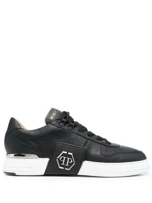 Philipp Plein Hexagonal Low-top Sneakers - Black