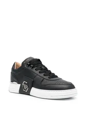 Philipp Plein Hexagonal Low-top Sneakers - Black