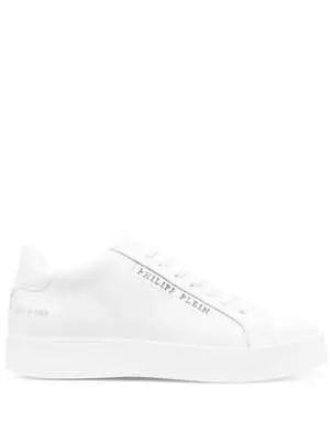 Philipp Plein Low-top Leather Sneakers - White