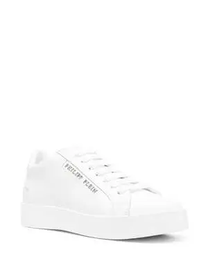 Philipp Plein Low-top Leather Sneakers - White