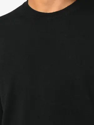 ZANONE Crew-neck Fine-knit Jumper - Black