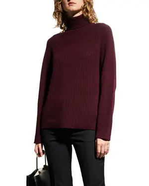 Gabriela Hearst Wigman Cashmere Turtleneck Sweater Windsor Wine