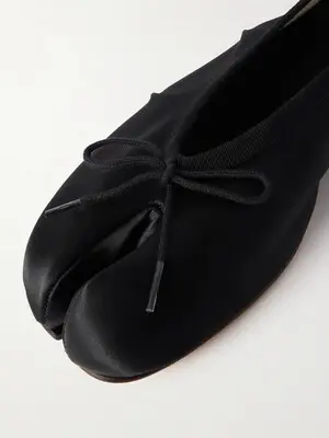 MAISON MARGIELA Tabi Split-toe Satin Ballet Flats