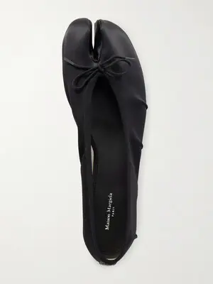MAISON MARGIELA Tabi Split-toe Satin Ballet Flats
