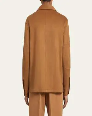 Zegna Cashmere Overshirt - Foliage