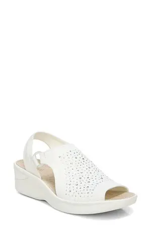 LIFESTRIDE Bzees Star Bright Knit Wedge Sandal