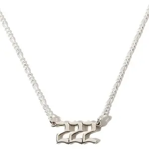 CHILD OF WILD Angel Number Pendant Necklace - Silver - 2