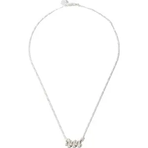 CHILD OF WILD Angel Number Pendant Necklace - Silver - 4