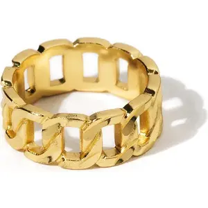 CHILD OF WILD Jada Link Ring - Gold