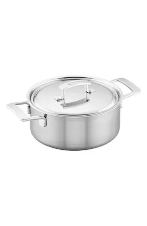DEMEYERE Industry 5-ply 5.5-quart Stockpot With Lid - Stainless Steel
