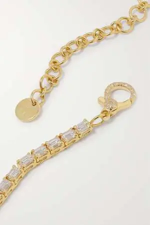 Shay 18-karat Gold, Diamond And Sapphire Necklace