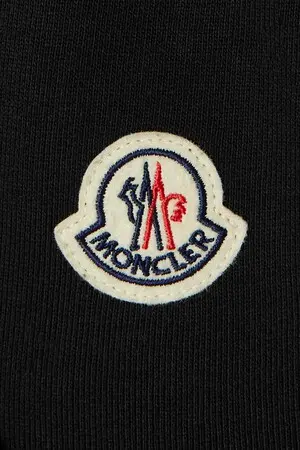 Moncler Appliquéd Cotton-jersey Sweatpants