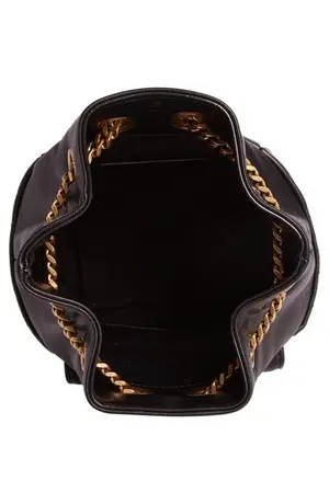 Saint Laurent Mini Joy Matelassé Bucket Bag