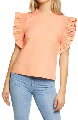 English Factory Mock Neck Blouses
