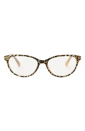 Betsey Johnson Oval Blue Light Reading Glasses