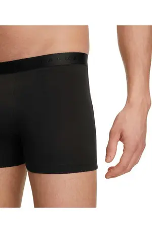 Falke 2-pack Daily Comfort Cotton Blend Boxer Briefs - Black