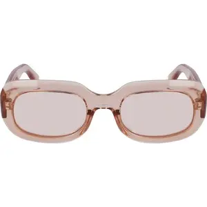 Longchamp Longchamp Medallion Rectangular Sunglasses Rose