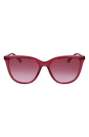 Longchamp Longchamp Le Pliage 56mm Sunglasses Burgundy