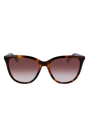 Longchamp Le Pliage 56mm Sunglasses - Havana