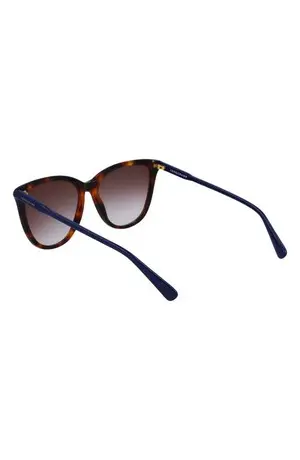 Longchamp Le Pliage 56mm Sunglasses - Havana