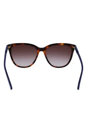 Longchamp Le Pliage 56mm Sunglasses - Havana