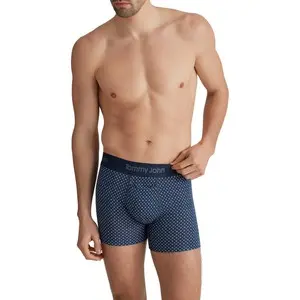 Tommy John Second Skin 4-inch Boxer Briefs Dress Blues Gents