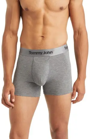 Tommy John Second Skin 4-inch Boxer Briefs Medium Heather Grey