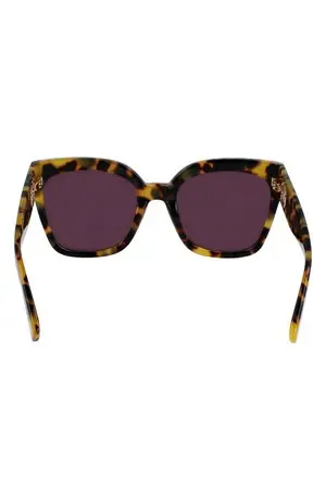 Longchamp Medallion 52mm Sunglasses - Tokyo Havana