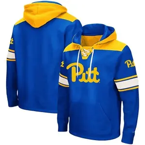 COLOSSEUM Pitt Panthers 2.0 Lace-up Pullover Hoodie - Royal