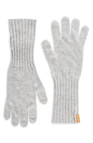 Vince Vince. Boiled Cashmere Gloves Heather Grey