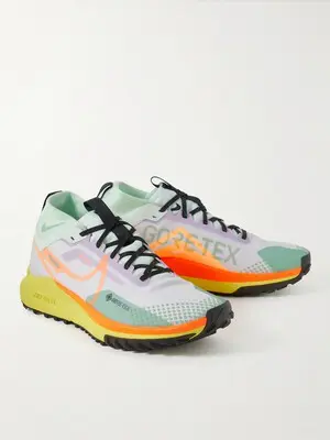 Nike React Pegasus Trail 4 Rubber-trimmed Gore-tex Mesh Running Sneakers