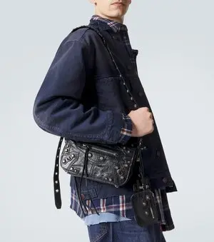 Balenciaga Le Cagole Xs Leather Crossbody Bag