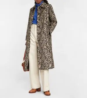 Rixo Milly Leopard-print Coat