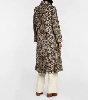 Rixo Milly Leopard-print Coat