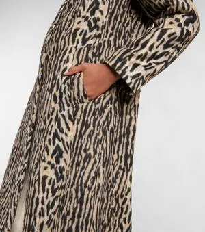 Rixo Milly Leopard-print Coat
