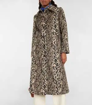Rixo Milly Leopard-print Coat