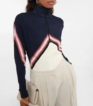 Victoria Beckham Chevron Track Top