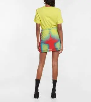 Y/project X Jean Paul Gaultier Printed Miniskirt