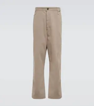 Ami Alex Fit Straight Cotton Gabardine Pants