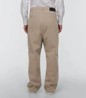 Ami Alex Fit Straight Cotton Gabardine Pants