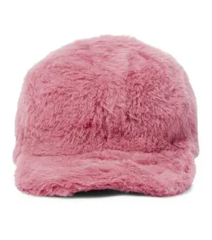 Max Mara Gimmy Teddy Baseball Cap - Pink