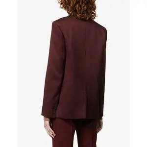 JOSEPH Jaden Double-breasted Peak-lapel Woven Blazer