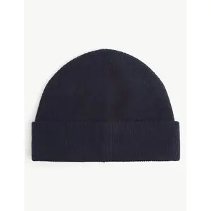 Sandro Cashmere Beanie Hat Bleus