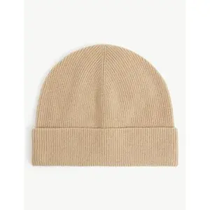 Sandro Cashmere Beanie Hat Naturels