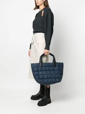 VEECOLLECTIVE Padded Tote Bag - Blue
